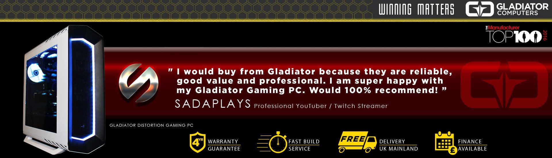 Custom PCs & Gaming Computers | Gladiator Computers